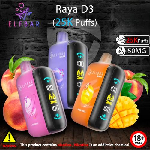 Jual Elfbar Raya 25000 D3 Raya Elf Bar Disposable Rechargeable Pods ...