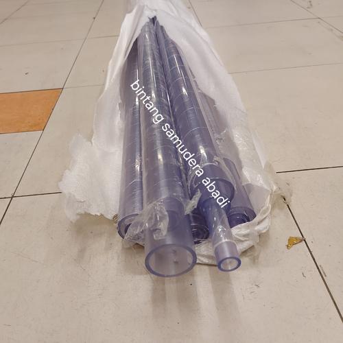 Jual pipa pvc clear transparan 4" inch x 100cm sch40 pipa pvc clear ...