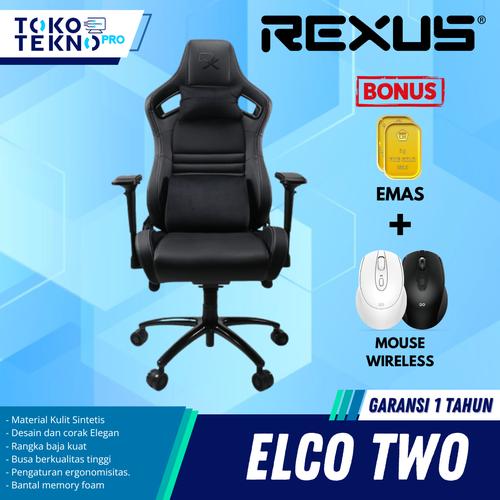 Promo Rexus Daxa Elco II / Two / 2 Premium Gaming Chair Kursi Gaming ...