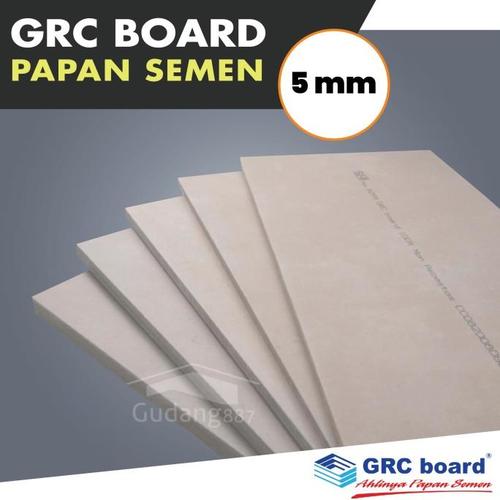 Jual GRC BOARD 5 MM / PAPAN GRC / FIBER SEMEN / GRC BOARD / 1.22 X 2.44 ...