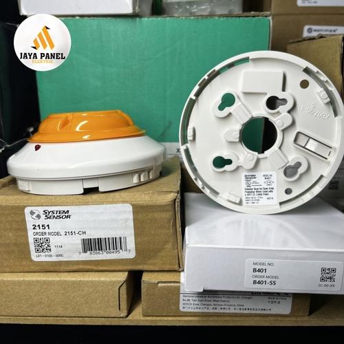 Jual System sensor smoke detector heat 2151 + base B401 - Jakarta Pusat - Jaya Panel Elektrik ...