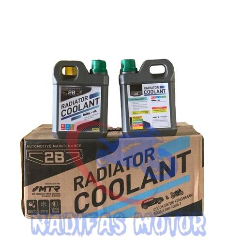 Jual Air Radiator Coolant 2B 1 Liter / 1000ml Perdus Isi 12 Botol ...
