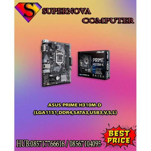 Jual ASUS PRIME H310M-D (LGA1151,DDR4,SATA3,USB3,V,S,L) - Jakarta Pusat - SUPERNOVA COMPUTER ...