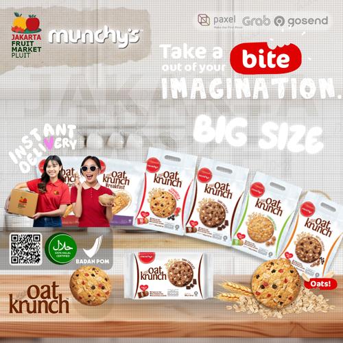 Jual MUNCHY'S OAT KRUNCH All variant kue cookies munchys crunch - Dark ...