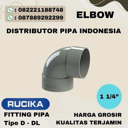 Jual Fitting Pipa Rucika Elbow Type D-DL - Jakarta Utara - Pusat Pipa ...