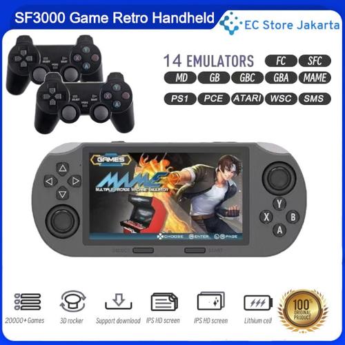 Promo SF3000 Game Station Handheld Retro Game Console Player Portable ...