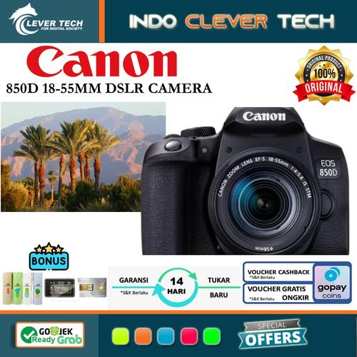 Jual Canon EOS 850d Kit 18-55mm IS STM DSLR Camera - Jakarta Selatan ...