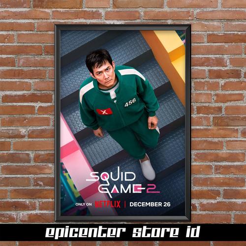 Jual Poster Squid Game Season 2 - Official 3 + Frame - Hitam, 50x70 ...