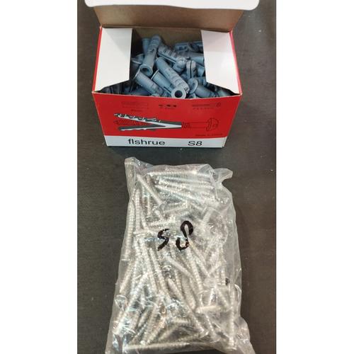 Jual Fisher S8 + Skrup isi 100pcs - Jakarta Pusat - Sentral Jaya Elektrik | Tokopedia