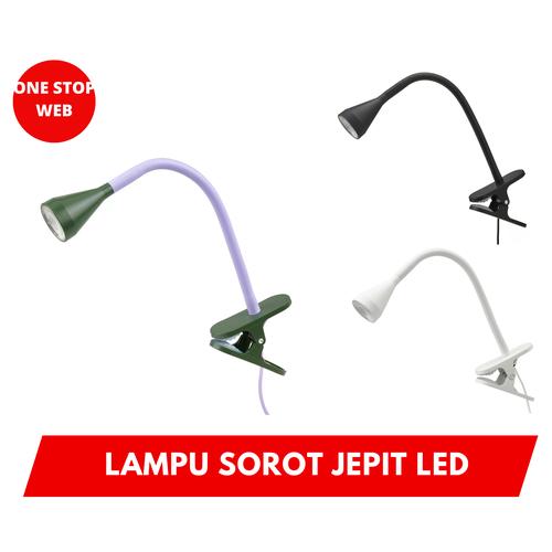 Jual Lampu Sorot Jepit LED Clamp Spotlight 220lumen Lampu Kerja Lampu ...