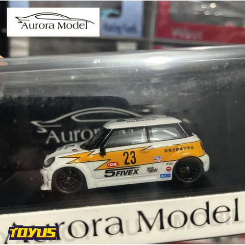 Jual Aurora Model - Mini Cooper Lightning Livery White Yellow - Jakarta ...