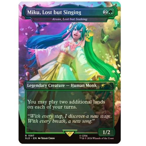 Jual Miku, Lost but Singing - FOIL - Hatsune Miku SLD - MTG TCG - Kota ...