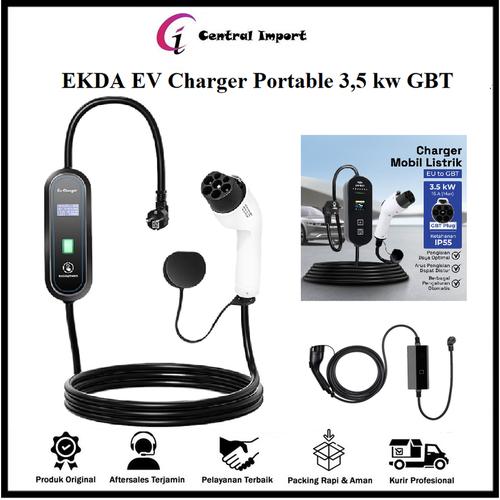 Jual EKDA EV Charger Portable 3,5kw GBT - Pengisi Daya Kendaraan Mobil ...