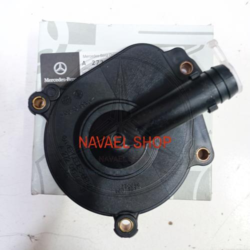 Jual Genuine Valve engine block breather M272 separator housing cover ...