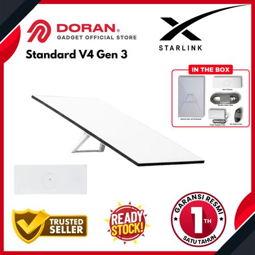 Promo Starlink Standard V4 Gen 3 Satelite Kit Antena Dual Wi-Fi Wifi 6 ...
