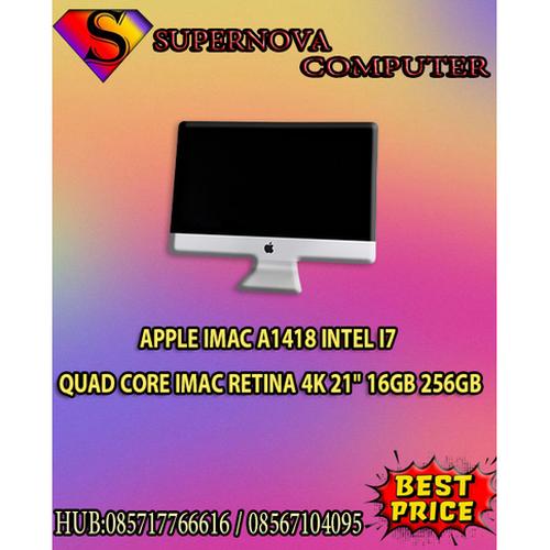 Jual APPLE IMAC A1418 INTEL I7 QUAD CORE IMAC RETINA 4K 21" 16GB 256GB ...