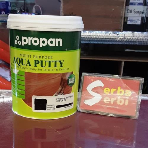 Jual Dempul kayu Wood filler Aqua putty 1kg Propan brand - Grey - Kota ...