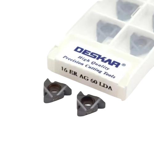 Jual insert ulir atau drat luar tipe ER16 AG60 merk deskar insert drat ...