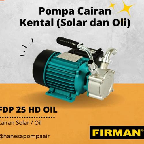 Jual Pompa Cairan Kental /Oil Firman FDP 25 HD - Jakarta Barat - TIRTA ...