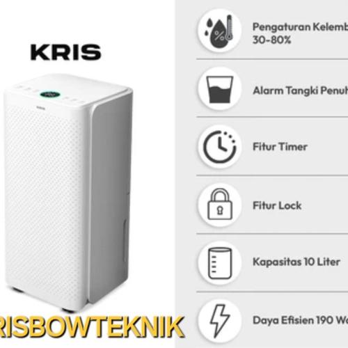 Jual mesin serap lembab kris dehumidifier 10L pengering ruangan cegah ...