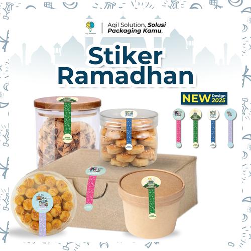 Jual (1Pak =50pcs) HM ~ Stiker Label Toples idul fitri, Stiker Toples ...