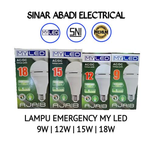 Jual Lampu LED Emergency 9W 12W 18W PANALED GENIO SNI - Putih 6500K ...