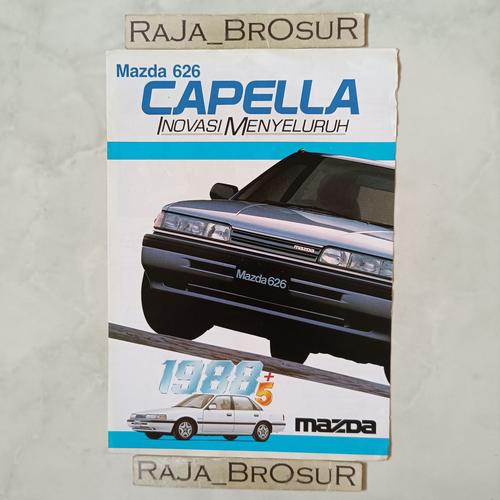 Jual Poster brosur katalog flyer jadul lawas Mazda 626 Capella 1988 ...