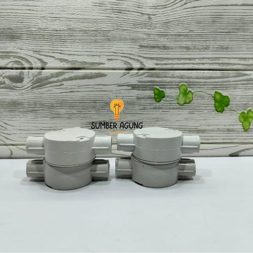 Jual TEE DUS PUTIH KAKI 3 T Doos CABANG 3 Bulat Pengaman Listrik - Kota ...