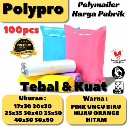 Jual Plastik Packing Polymailer Warna LDPE Glossy(Isi 100Pcs) - 30x40 ...