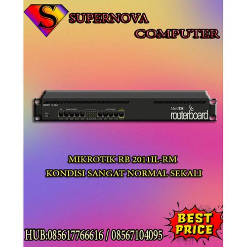 Jual mikrotik RB 2011iL-RM kondisi sangat normal sekali - Jakarta Pusat - Supernova Computer ...