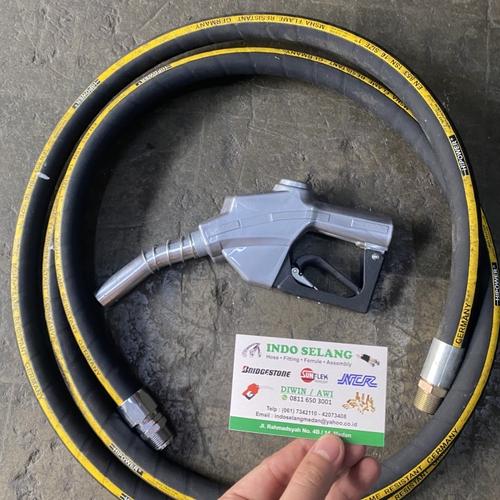 Jual Selang 1" 5 mtr + Swivel 1" + Nozzle gun 1" Pertamini / SPBU ...