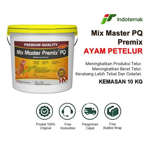 Jual MIX MASTER PREMIX LAYER PQ 10 KG - Suplemen Pakan Untuk Ayam ...