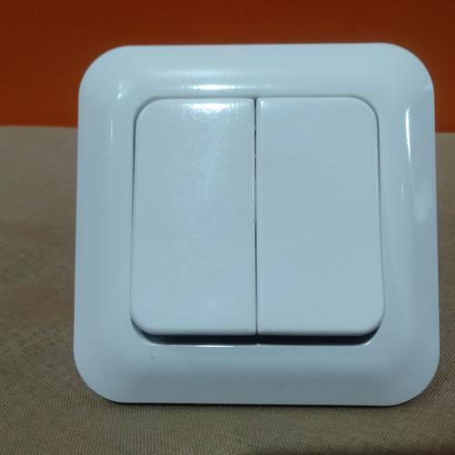 Jual Broco saklar seri 2 gang Gracio 4162 saklar double 2 gang putih ...