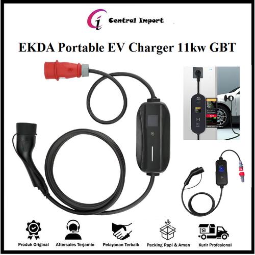 Jual EKDA Portable EV Charger 11kw GBT - Charging Kendaraan Mobil ...