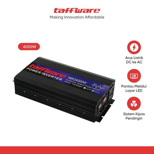 Promo Taffware Power Inverter Mobil Pure Sine Wave DC 24V to AC 220V ...