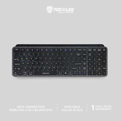 Jual Original Rechargeable Bluetooth Wireless Keyboard + USB Receiver ...