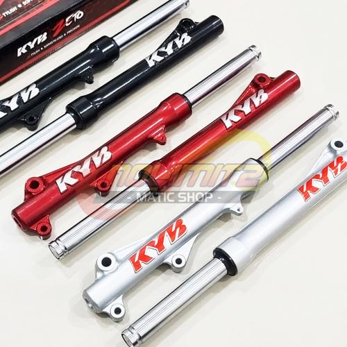 Jual Shockbreaker Depan KYB Kayaba Zeto Bottom Shock Honda Vario Beat Scoopy Spacy Genio - Merah ...
