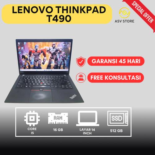 Jual LENOVO THINKPAD T490 CORE I5 8365U RAM DDR4 16GB SSD NVME 256GB ...