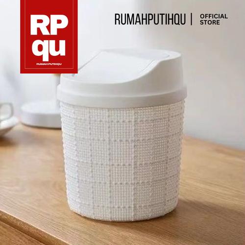 Jual Tempat Sampah Putih / Tempat Sampah Mini Aesthetic / Tempat Sampah ...