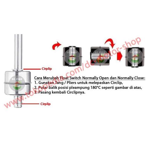 Jual FLOAT SWITCH STAINLESS STEEL WATER LEVEL SENSOR TYPE L ARDUINO ...