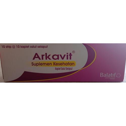 Jual ARKAVIT BOX ISI 100 TAB / MULTI VITAMIN - Kab. Bogor - APOTEK ZAKI ...