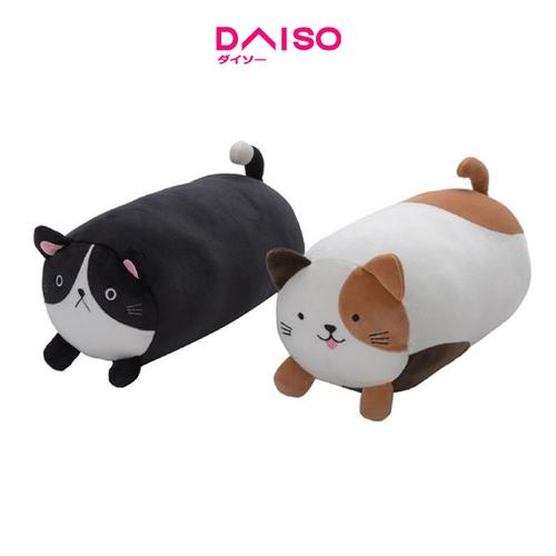 Jual Daiso ENG Hug Pillows -Bolster Type - Calico Cat - Black Cat ...