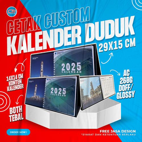 Jual Custom Kalender Duduk Ukuran 29x15 CM - Jakarta Timur - Cetak ...
