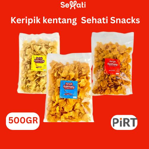 Jual Keripik Kentang Sehati Snacks 500 Gram - Original - Kota Bekasi - Sehati Snacks | Tokopedia
