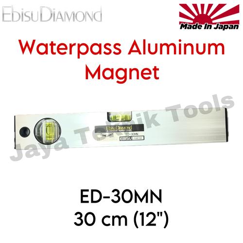 Jual Waterpass EBISU DIAMOND ED-30 MN Aluminium Magnet / 30 cm 12 inch Aluminum Super Level Box ...