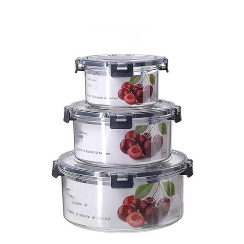 Jual FOOD STORAGE BOX - TEMPAT PENYIMPANAN MAKANAN - BULAT 3 IN 1 - JAR ...