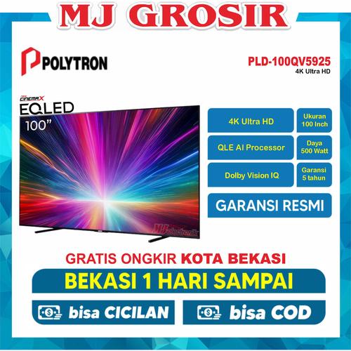 Jual LED TV POLYTRON 100" PLD 100Q5925 100 INCH SMART TV NEW - dus ...