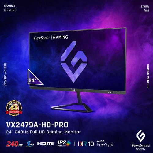 Promo Monitor Gaming LED Viewsonic VX2479A-HD-PRO 24" SuperClear IPS ...