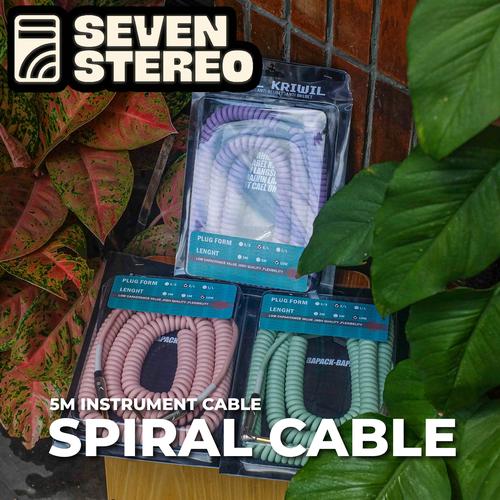 Jual Kabel Kriwil Instrument Cable - Spiral - Coiled Cable - Kabel Jack ...