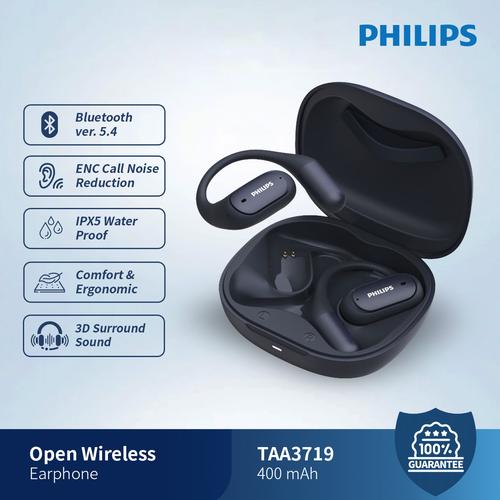 Jual Philips Clip TWS Clip On Open Ear True Wireless Earbuds TAA3719 ...